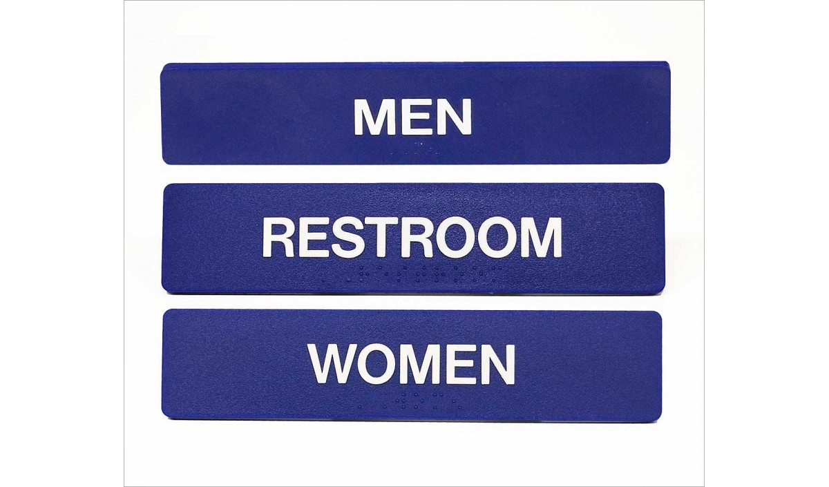 Restroom ADA Wall Signs : TAP Plastics