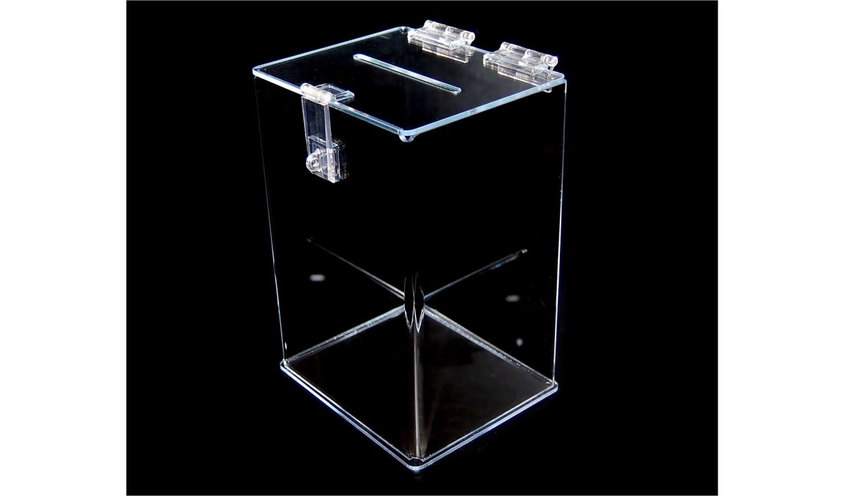 Plastic Ballot Box, Suggestion Box, Acrylic Ballot Box : TAP Plastics