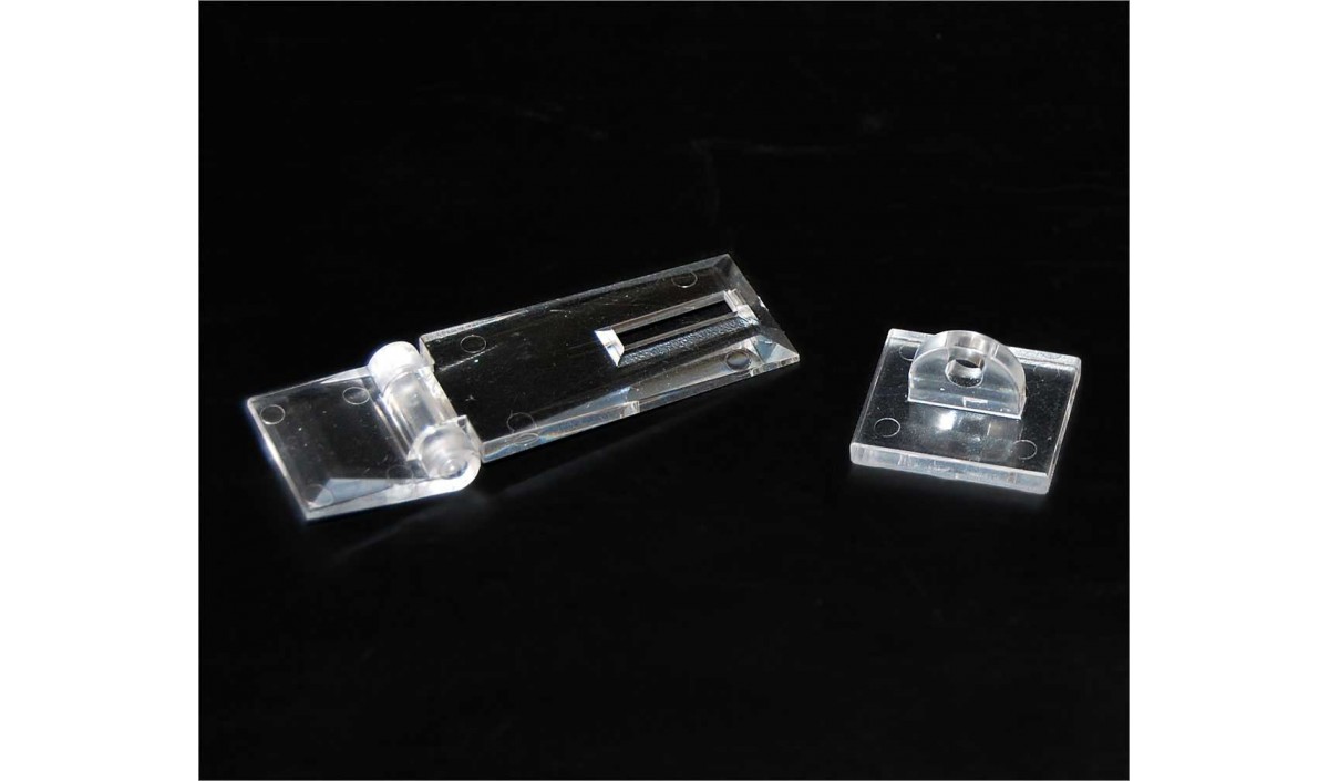 Clear Hasp & Locking Keeper Set : TAP Plastics