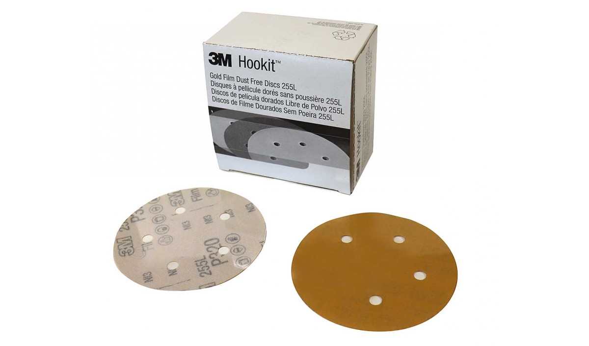 3M™ Hookit™ Gold Sandpaper Film Discs : TAP Plastics