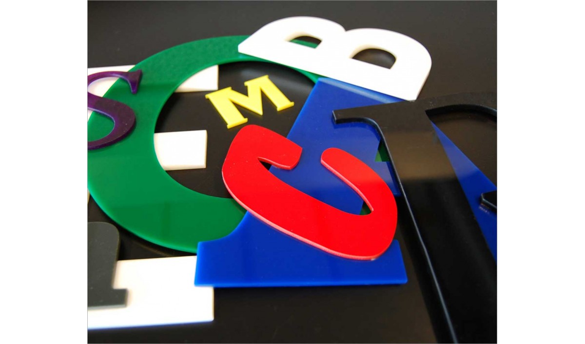 Laser Cut Acrylic Letters Signage : TAP Plastics