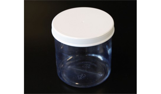 Round Clear PVC Jar : TAP Plastics