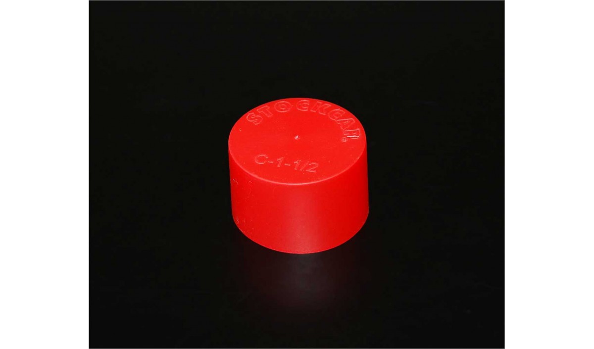 Polyethylene Red Caps : TAP Plastics