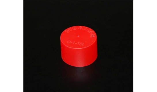 Polyethylene Red Caps : TAP Plastics