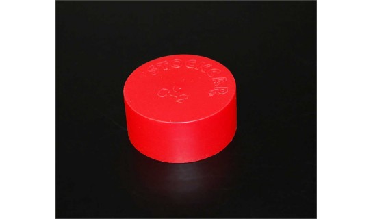 Polyethylene Red Caps : TAP Plastics
