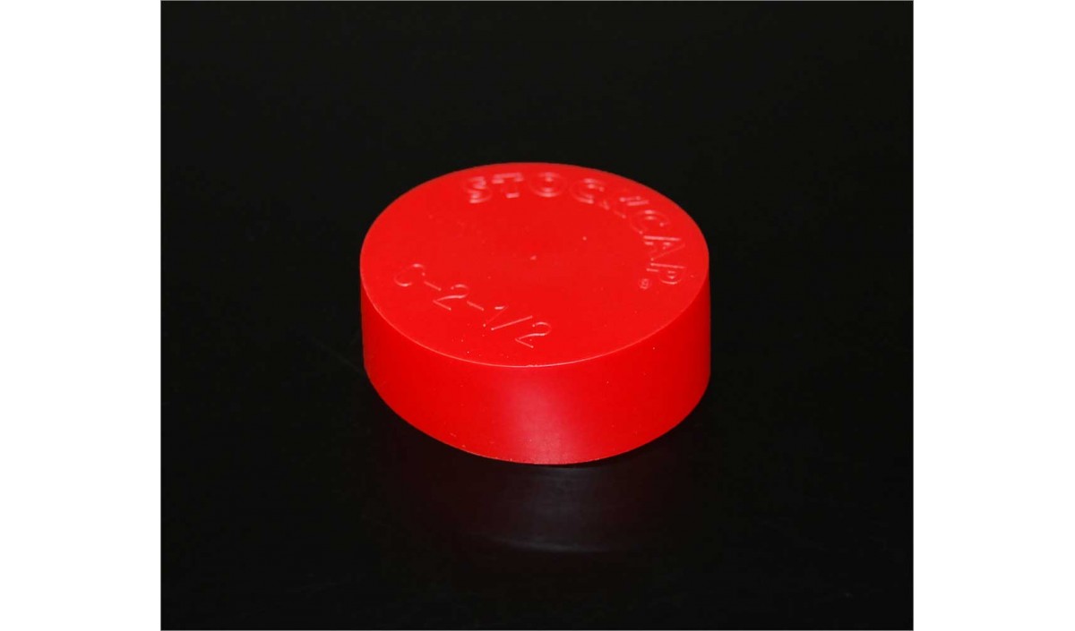 Polyethylene Red Caps : TAP Plastics