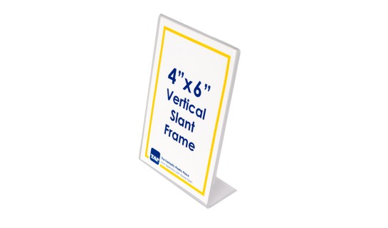 Polystyrene Slant Frames : TAP Plastics