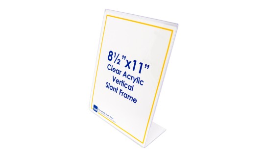 Polystyrene Slant Frames : TAP Plastics